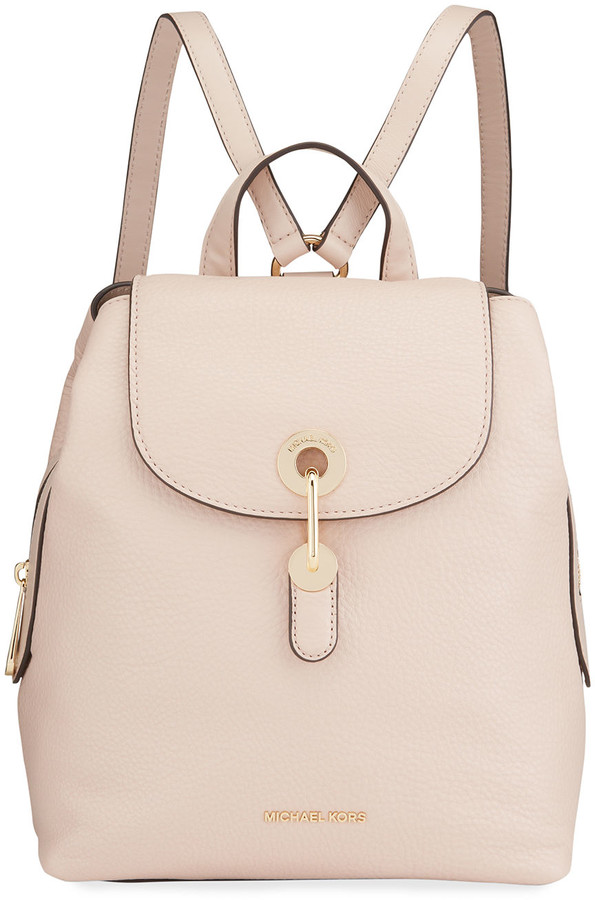 MICHAEL Michael Kors Raven Medium Leather Backpack Bag - ShopStyle