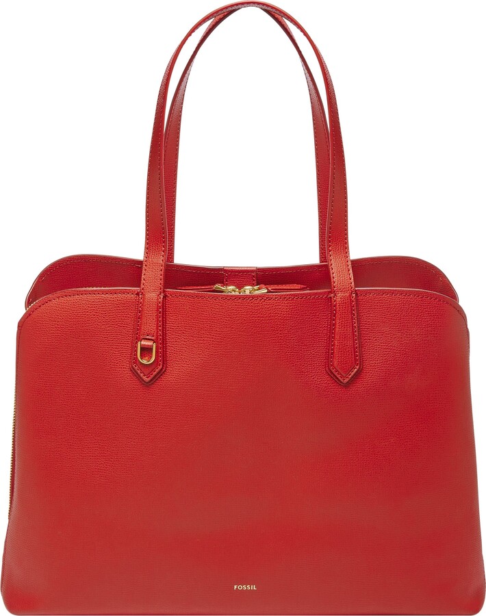 Fossil Women's Wren Leather Work Tote - ShopStyle