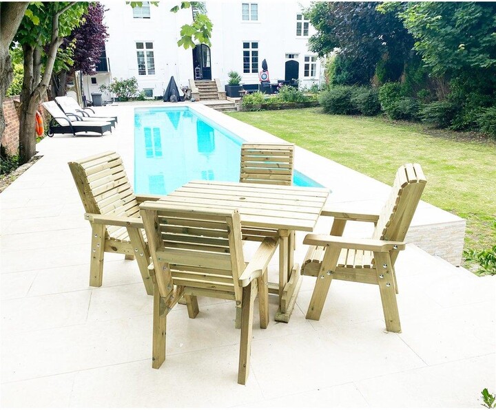 Marlborough Heavy Duty Table and Chair Set (4 Seater) - ShopStyle