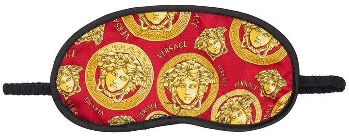 Versace Medusa Amplified cotton eye mask - ShopStyle Sleepwear