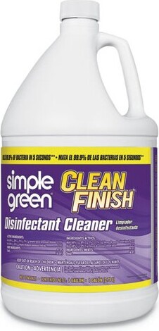 Simple Green Clean Finish Disinfectant Cleaner, 1 gal Bottle, Herbal ...