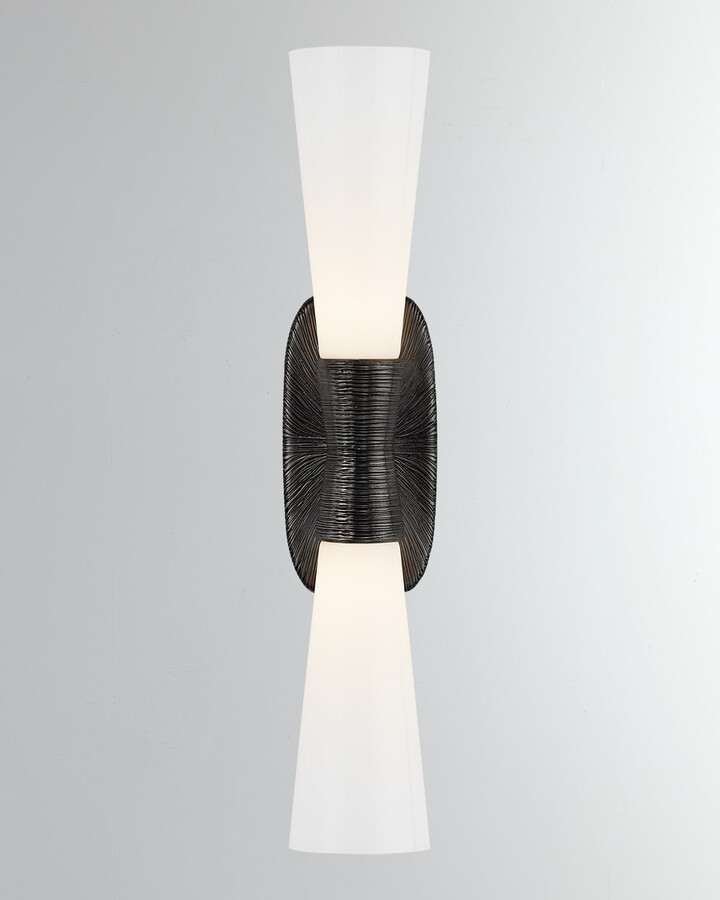 Visual Comfort Signature Utopia Large Double Bath Sconce By Kelly ...