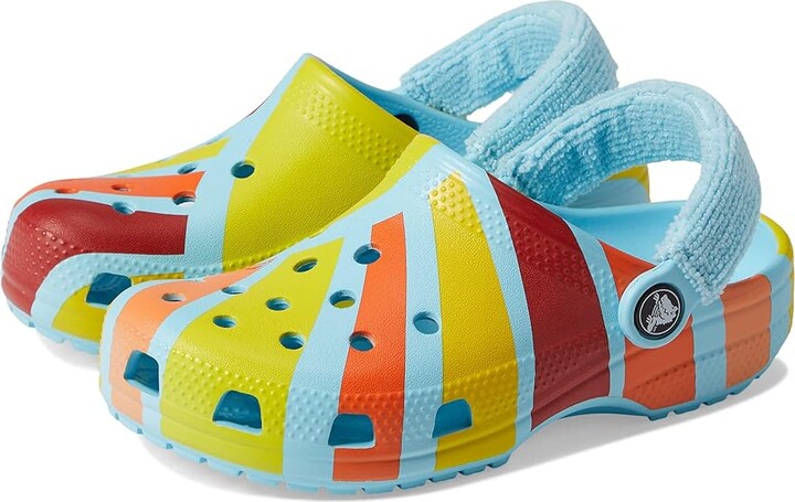 Crocs Zen Garden Sensory Classic Terry Cloth Clog (Little Kid/Big Kid ...