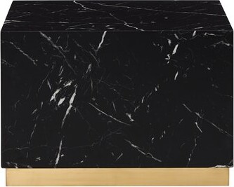 Kingstown Home Roman Faux Marble Square Table With Casters - ShopStyle