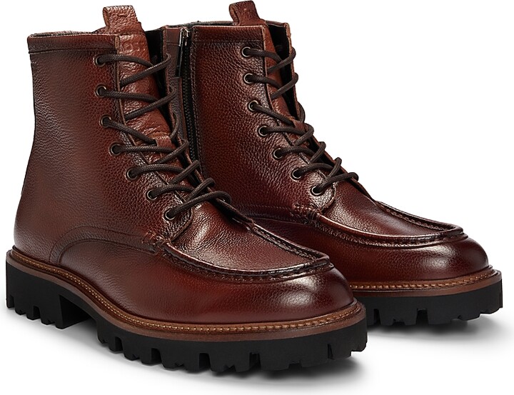 HUGO BOSS Men's Julyo Leather Lace Up Boots - ShopStyle