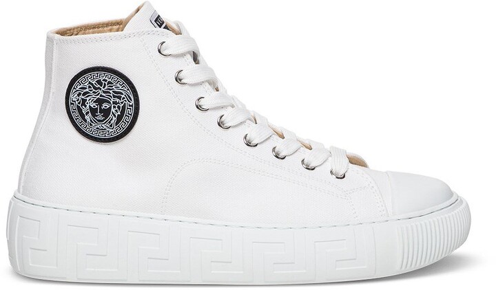Versace Greca High Top Sneakers - ShopStyle