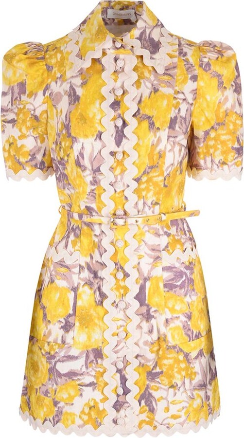 Zimmermann High Tide Ric Rac Mini Dress - ShopStyle