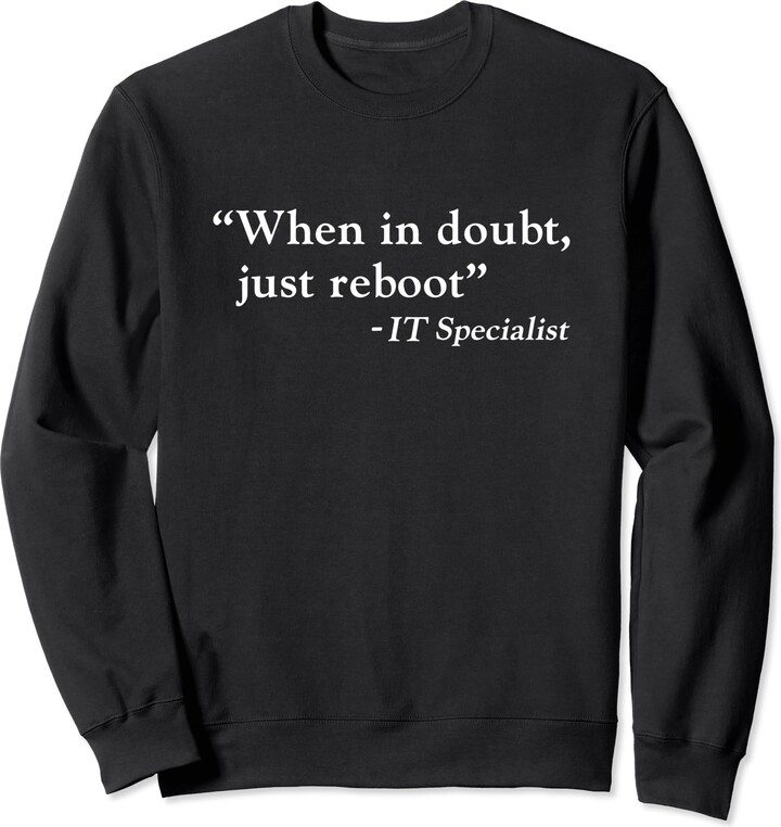 Vintage Informatics Ts For Coding Lovers When In Doubt Just Reboot Funny It Specialist