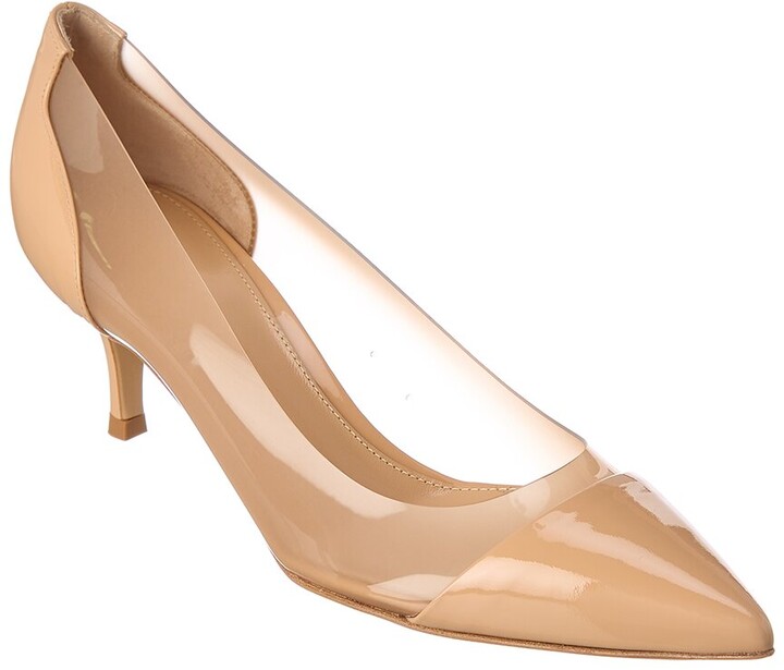 Gianvito Rossi Plexi 55 Patent & PVC Pump - ShopStyle