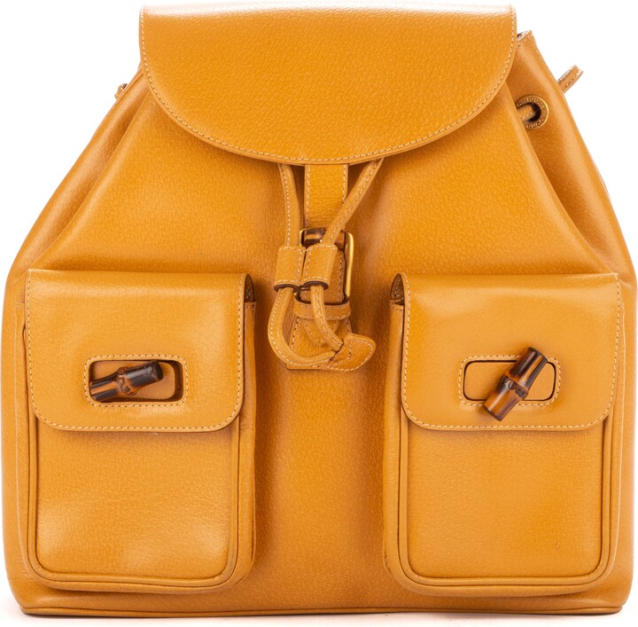 Gucci Large Bamboo Backpack - ShopStyle