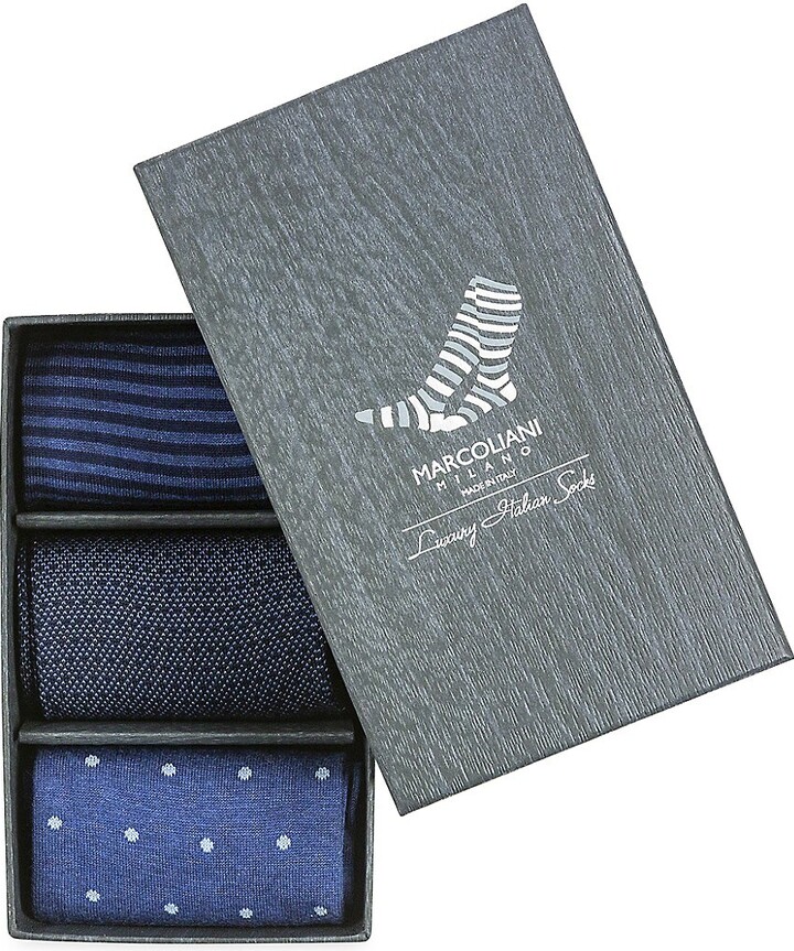 Marcoliani Milano 3-Pack Luxury Socks Set - ShopStyle