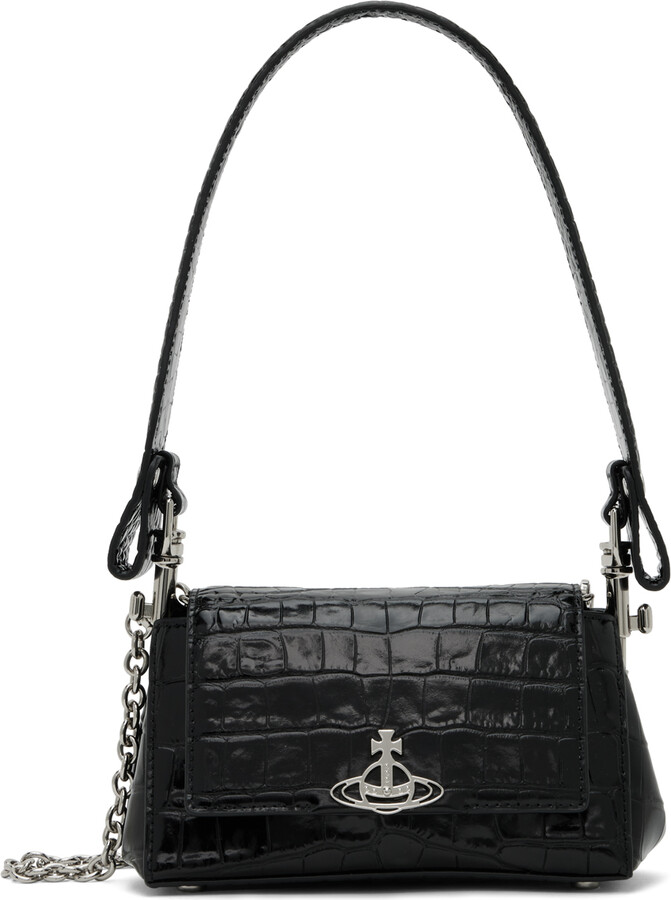 Vivienne Westwood Black Small Hazel Shoulder Bag - ShopStyle