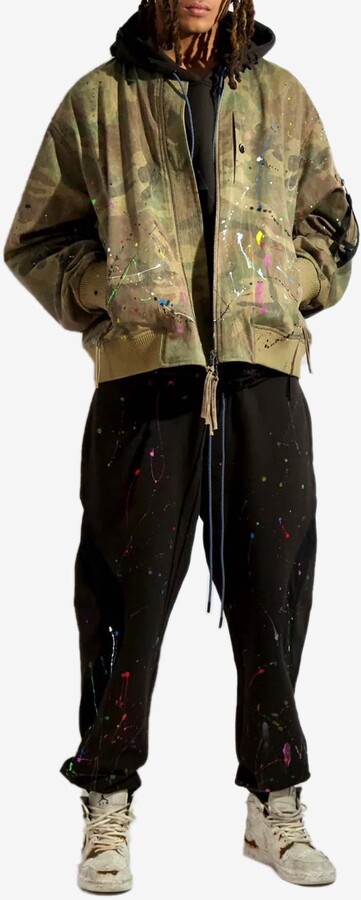 Mostly Heard Rarely Seen Vintage Camouflage Ma-1 Painted Bomber Jacket ...