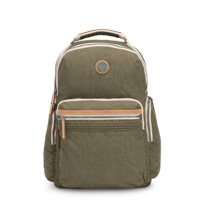 Kipling Green Osho Large Laptop Backpack - ShopStyle