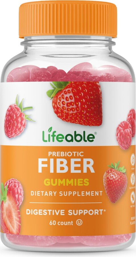 Lifeable Life able Prebiotic Fiber Supplement Gummies 5g - Great ...