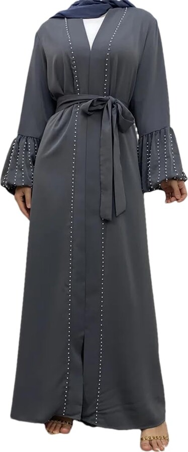 ERFMFKL Women Muslim Abaya Ramadan Dubai Robe Turkey Kaftan Islamic ...