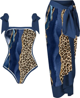 KOUZHAOA Large Cup Swimwear Lifeguard Bikini Set Covered Bathing Suits ...