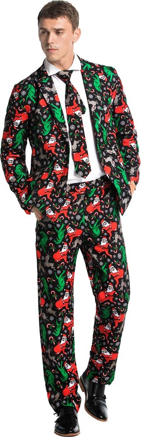 U LOOK UGLY TODAY Mens Christmas Suit Party Funny Novelty Xmas Jacket ...