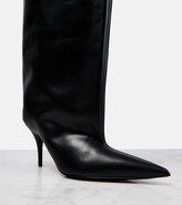 Balenciaga Waders leather knee-high boots - ShopStyle