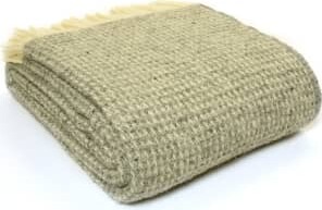 Tweedmill Extra Large Waffle Pure New Wool Throw 140cm x 240cm - ShopStyle