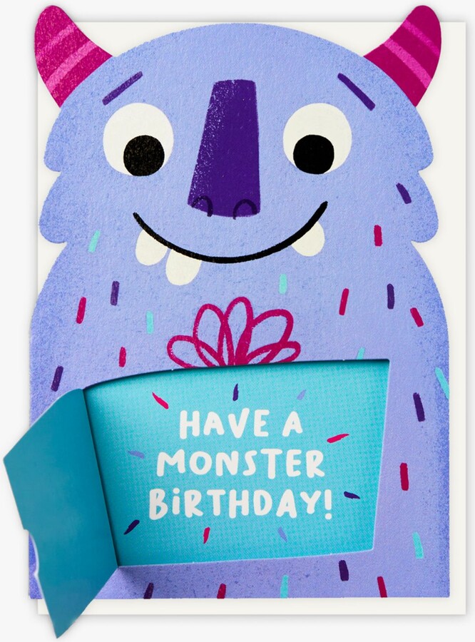 Stormy Knight Monster Party Birthday Card - ShopStyle