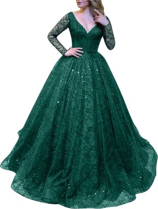 Generic Women Sequin Dress Tulle Party Dress Split Party Cocktail Maxi ...