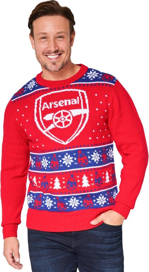 Arsenal FC Christmas Jumper Crew Neck - ShopStyle