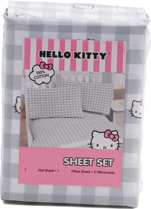 TJMAXX Hello Kitty Gingham Cotton Sheet Set - ShopStyle