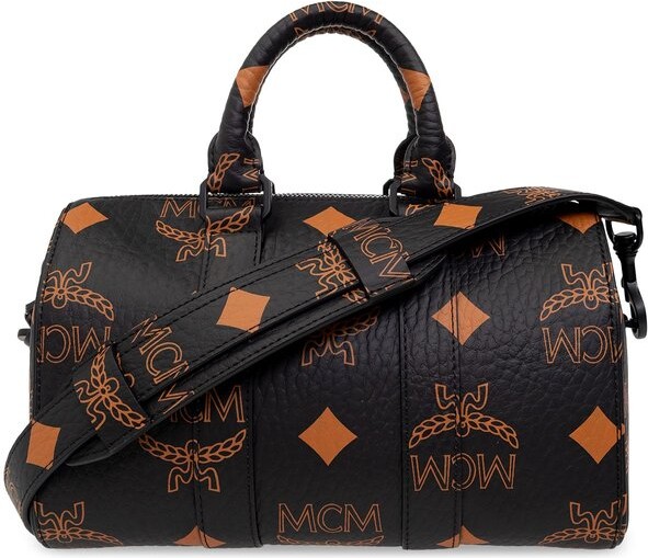 MCM Aren Boston Small Top Handle Bag - ShopStyle