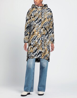 Versace La Greca print puffer jacket - ShopStyle