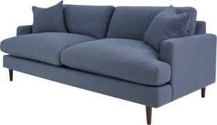 Tree Line Furniture Aaron Beach Indigo Sofa - ShopStyle