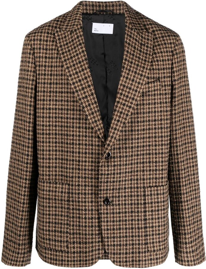 4 DESIGNS Single-breasted jacket - ShopStyle