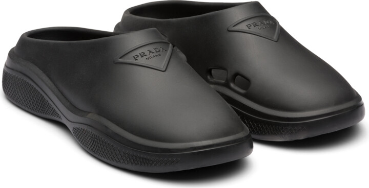 Prada Foam Rubber Mules - ShopStyle