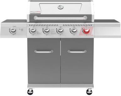 Royal Gourmet Deluxe 5-Burner Gas Grill With Sear Burner & Side Burner ...