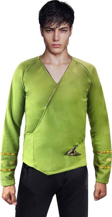 thecostumebase Classic Space Sci-Fi Wrap Command Uniform Costume Shirt ...