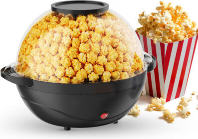 Giantex Electric Popcorn Machine, Home Use 6 Quart/24 Cup Stirring ...