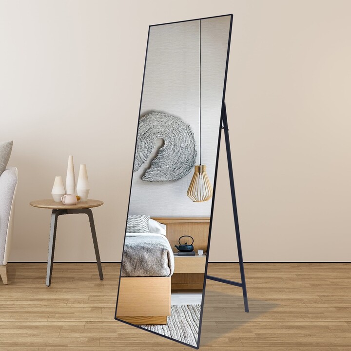 KOSSMAI® KOSSMAI Free-Standing Full Length Floor Wall Leaning Mirrors ...