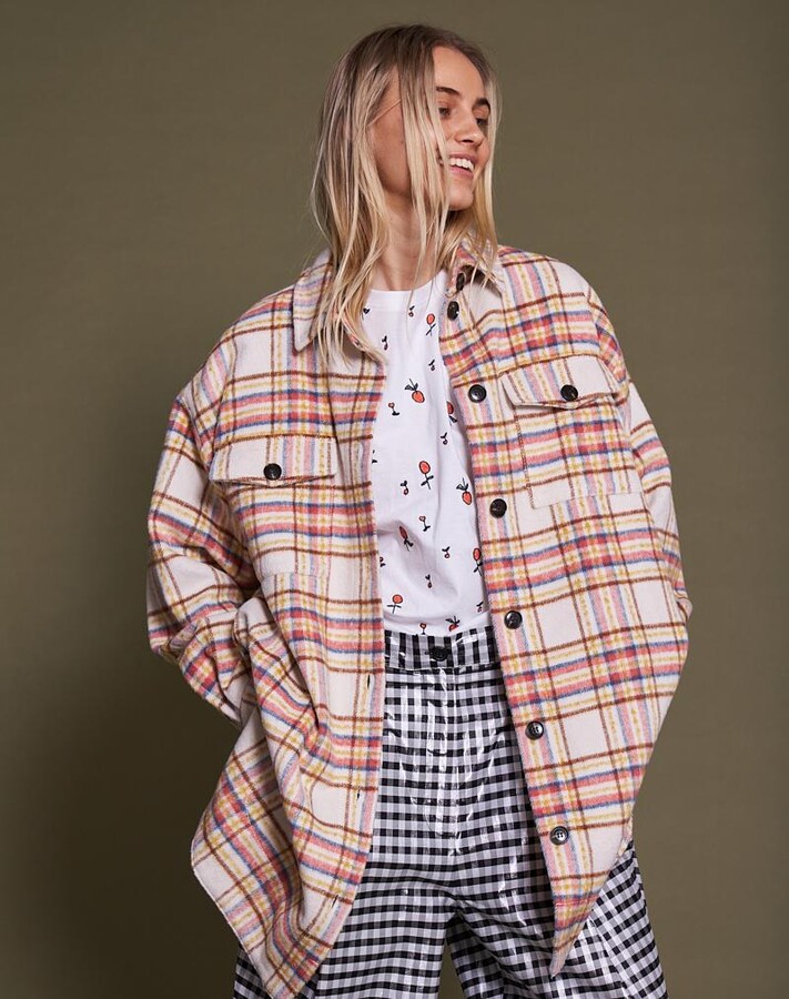 Stella Nova Emmy Jacket - Blue/Pink Checks - ShopStyle