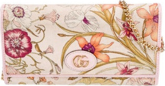 Gucci Flora Wallet On Chain - ShopStyle
