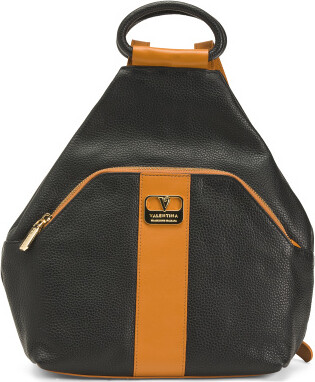 TJMAXX Leather Backpack With Front Pocket - ShopStyle