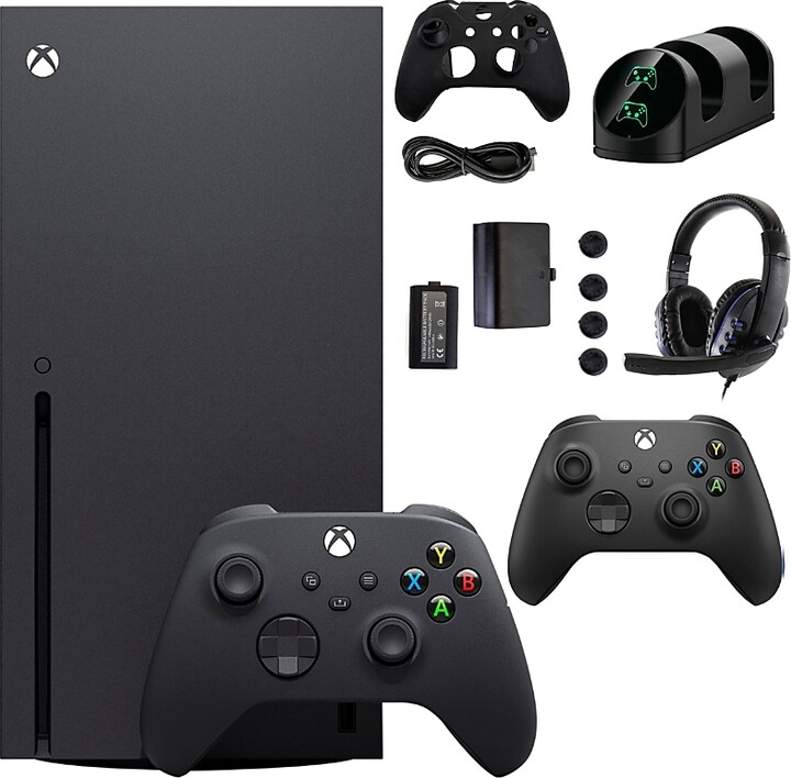 Microsoft Xbox Series X 1TB Console with Extra Black Controller and ...