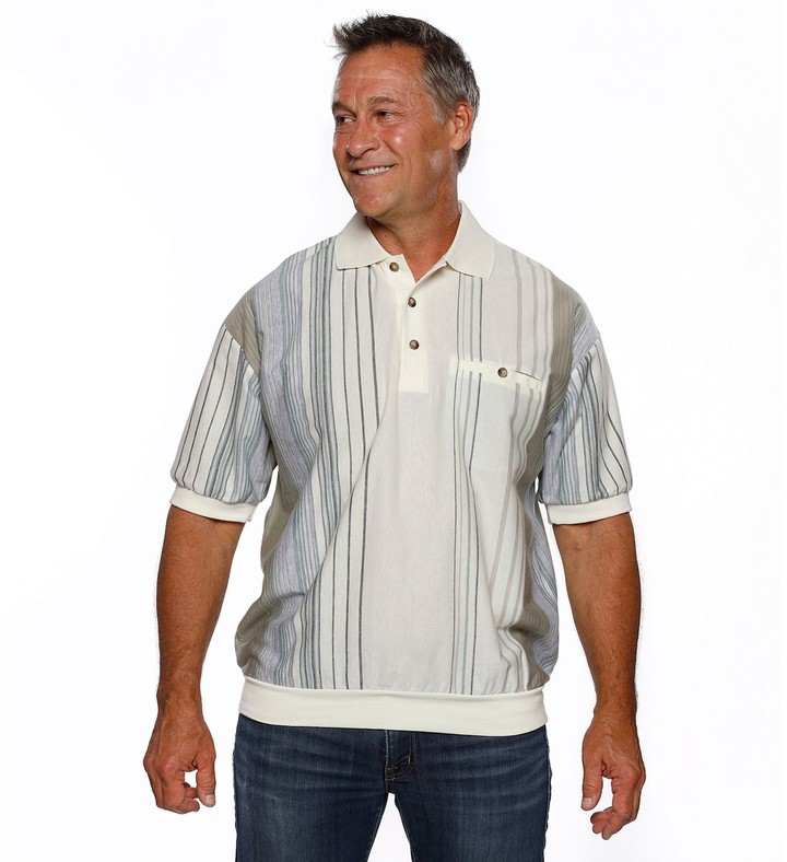 Men's Classics By Palmland Classic-Fit Banded-Bottom Pocket Polo ...