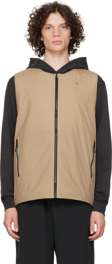 Goldwin Beige GORE-TEX INFINIUM Puffy Vest - ShopStyle Outerwear