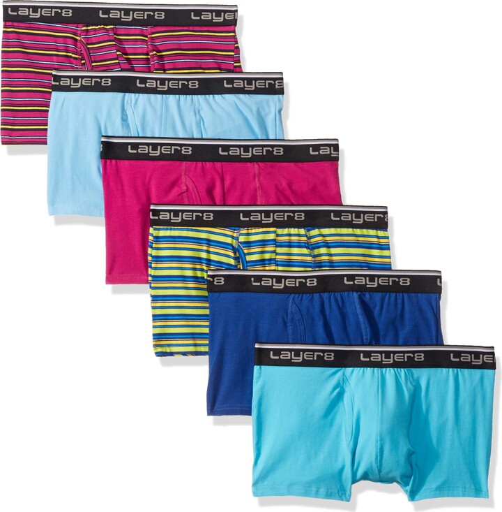 Layer 8 Men's 6-Pack Everyday Trunk Briefs Underwear - ShopStyle Boxers