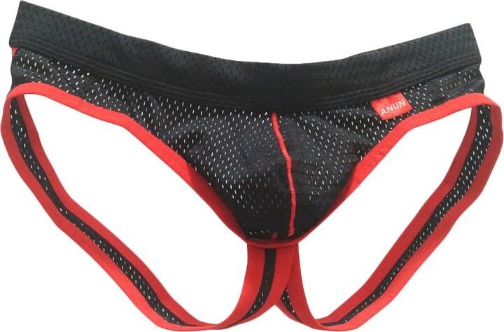 ANUN Men's Mesh Low-Rise Jock Strap Black - ShopStyle Boxers