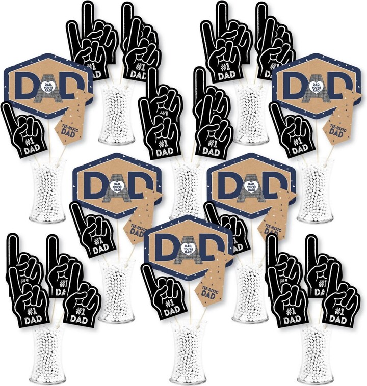 Big Dot Of Happiness My Dad is Rad - Father's Day Centerpiece Sticks ...