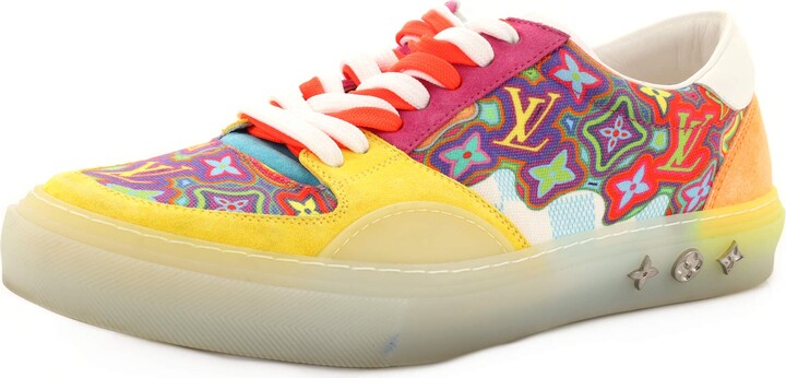 Louis Vuitton Men's Ollie Sneakers Limited Edition Psychedelic Monogram ...