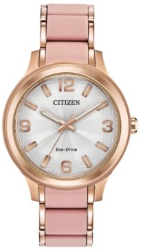 Citizen Drive From Eco-Drive Women's Rose Gold-Tone Stainless Steel ...