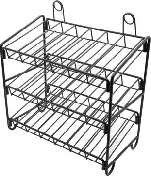 FixtureDisplays 3-Tier Countertop Wire Rack Cup, Coffee Pods, Bottle ...