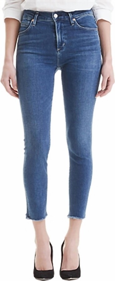 Citizens of Humanity Rocket Crop High Rise Skinny Jean in Frequency ...